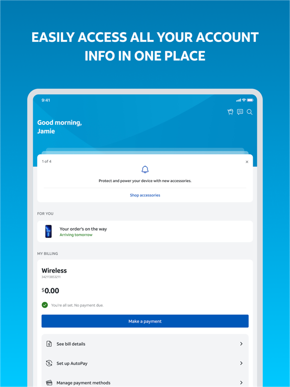 myAT&T for iOS (iPhone/iPad/iPod touch) - Free Download at AppPure
