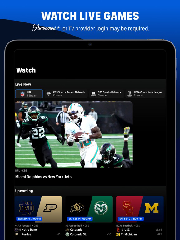 CBS Sports App: Scores & News for iOS (iPhone/iPad/Apple TV/iPod touch ...
