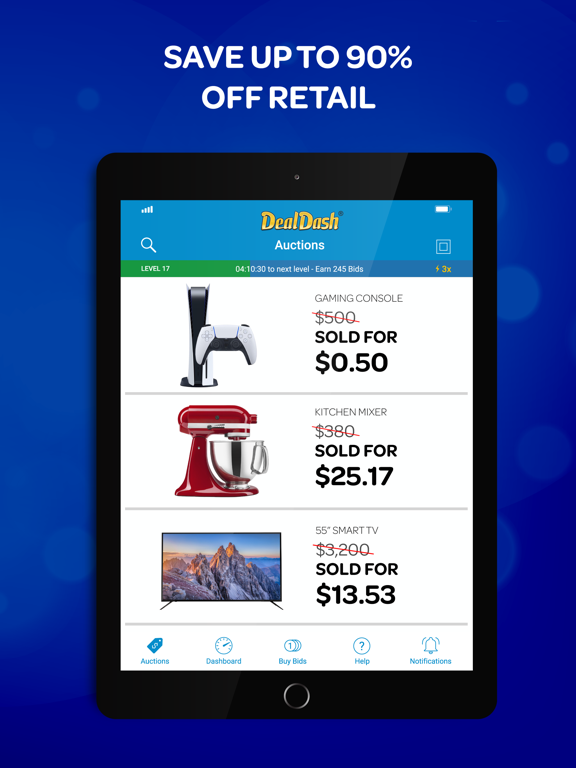 DealDash - Bid & Save Auctions for iOS (iPhone/iPad/iPod touch) - Free ...