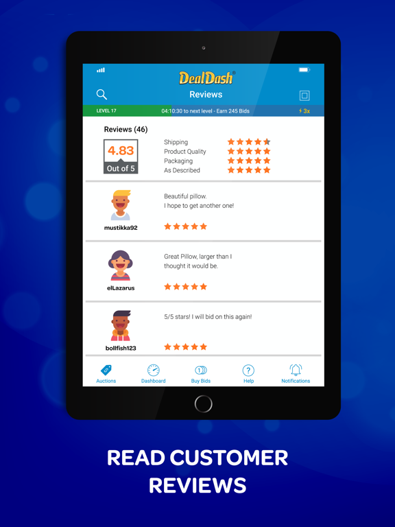 DealDash - Bid & Save Auctions for iOS (iPhone/iPad/iPod touch) - Free ...