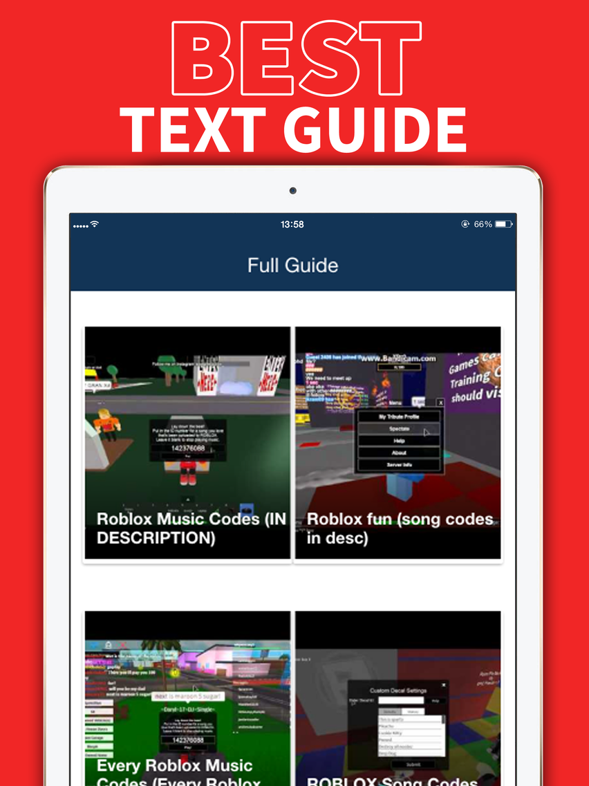 Music Code for Roblox for iOS (iPhone/iPad) - Free Download at AppPure