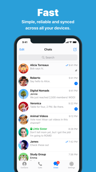 Telegram Messenger for iOS (iPhone/iPad) - Free Download at AppPure
