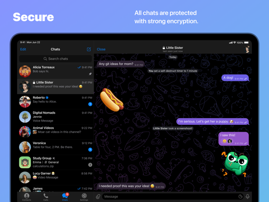 Telegram Messenger for iOS (iPhone/iPad) - Free Download at AppPure