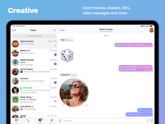 Telegram Messenger for iOS (iPhone/iPad) - Free Download at AppPure