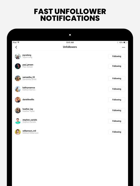 FollowMeter for Instagram pour iOS (iPhone/iPad) - Téléchargement ...