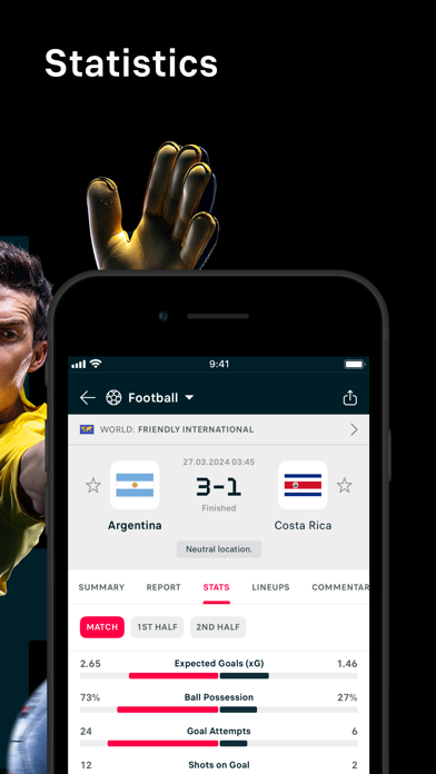 Flashscore - Live scores for iOS (iPhone/iPad) - Free Download at AppPure