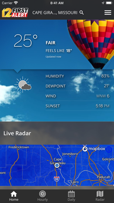 KFVS12 StormTeam Weather for iOS (iPhone/iPad) - Free Download at AppPure