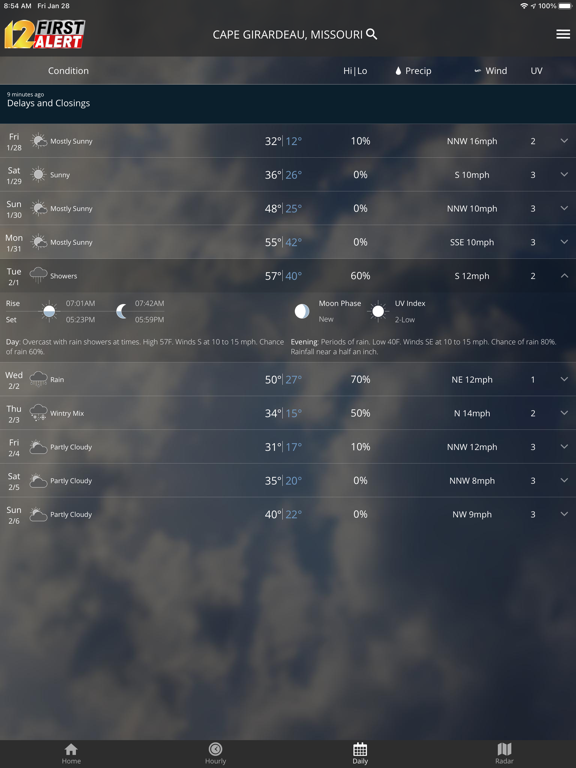 KFVS12 StormTeam Weather for iOS (iPhone/iPad) - Free Download at AppPure