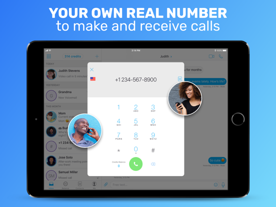 Text Me - Phone Call + Texting for iOS (iPhone/iPad/iPod touch) - Free ...