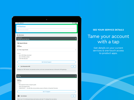 Cox App for iOS (iPhone/iPad) - Free Download at AppPure