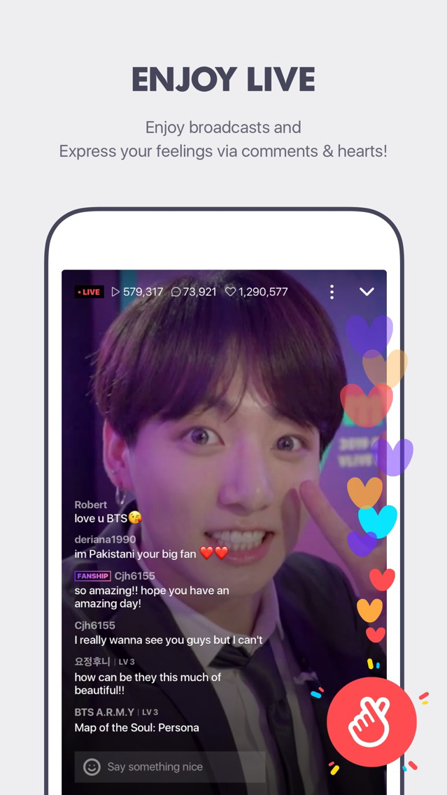 V LIVE :App for stars and fans for iOS (iPhone/iPad) - Free Download at ...