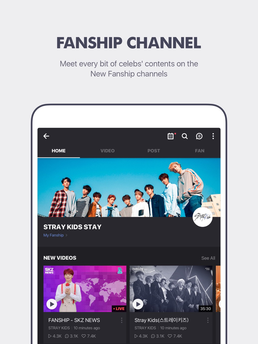 V LIVE :App for stars and fans for iOS (iPhone/iPad) - Free Download at ...
