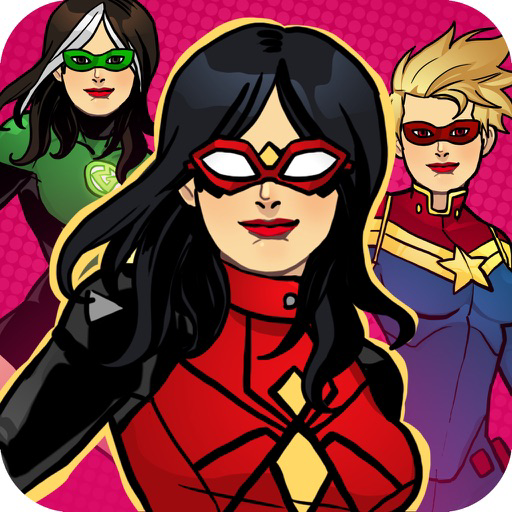 iOS(iPhone/iPad/iPod touch)용 Super Hero Games Create A Character for ...
