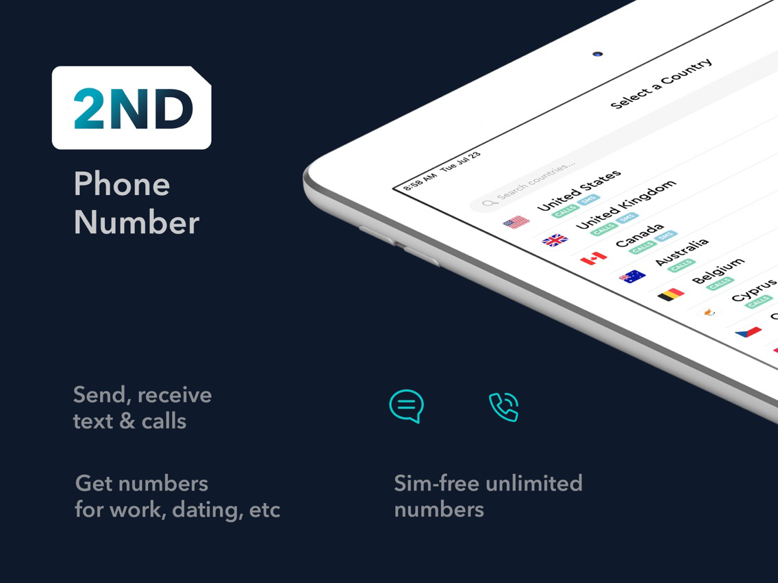 2nd Phone Number - Second Line for iOS (iPhone/iPad) - Free Download at ...