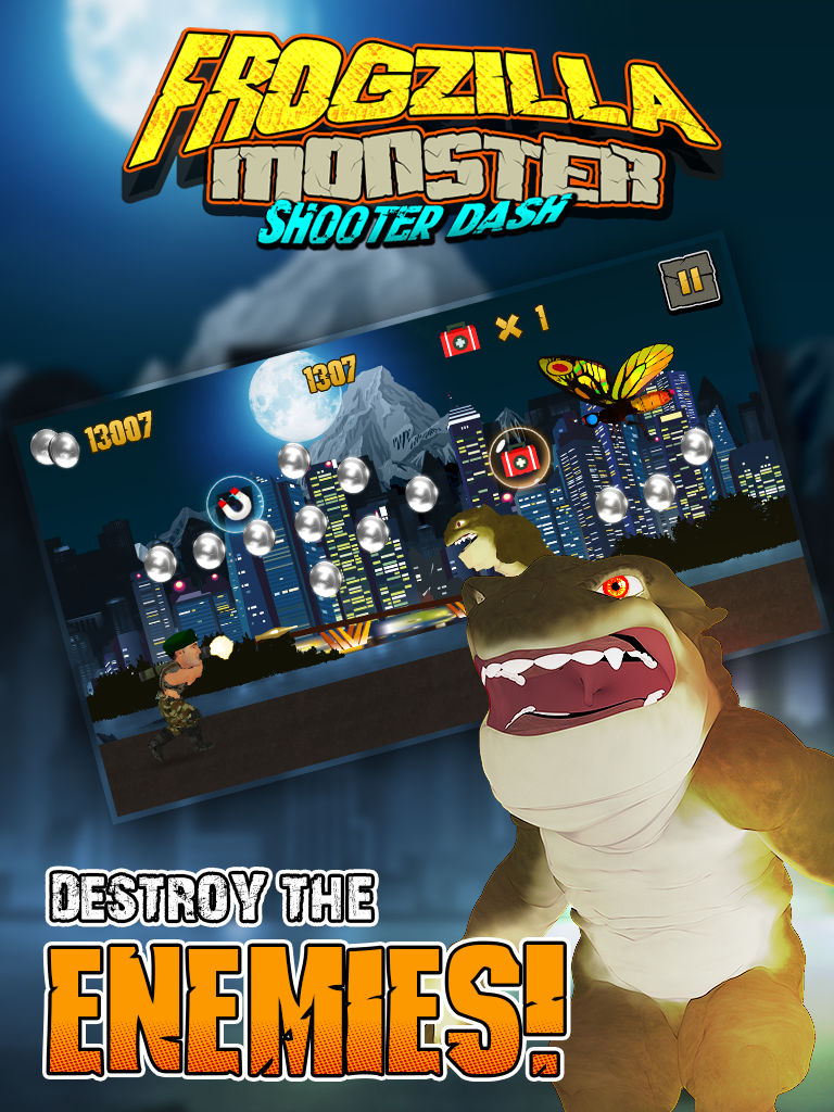 Frogzilla Mighty Legends: Godzilla Monster Shooter Heroes for iOS ...