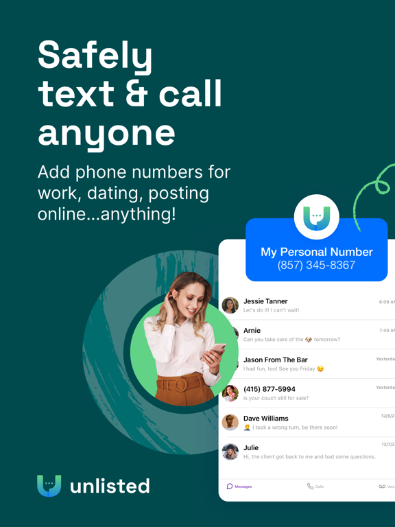 Second Texting Number:Unlisted for iOS (iPhone/iPad/iPod touch) - Free ...