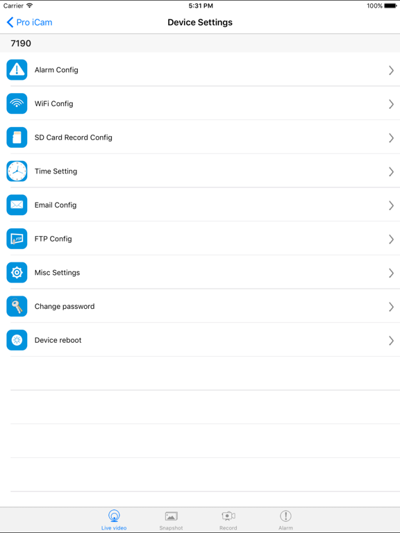 Pro iCam para iOS (iPhone/iPad/iPod touch) - Baixar Grátis no AppPure