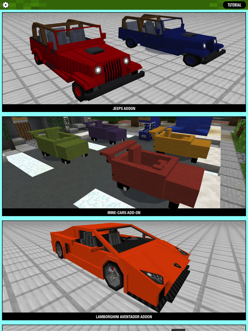 CARS ADDONS for Minecraft Pocket Edition for iOS (iPhone/iPad) - Free ...