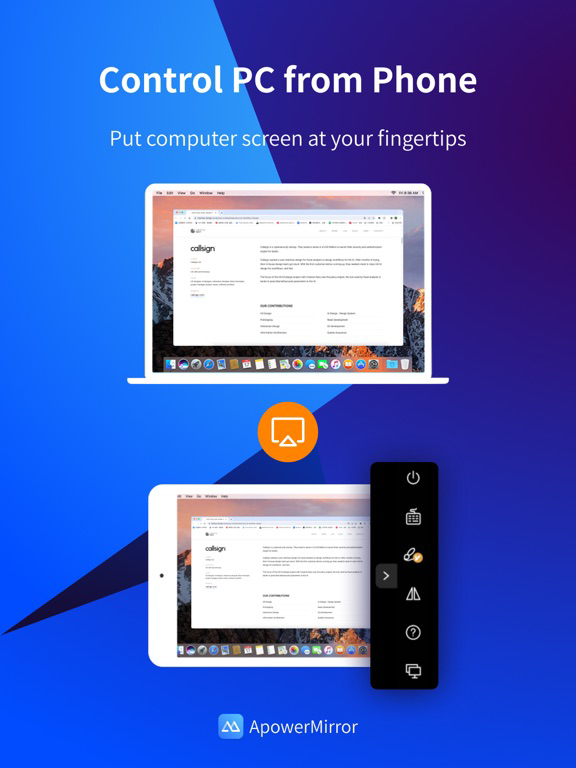 ApowerMirror- Screen Mirroring for iOS (iPhone/iPad/Mac/iPod touch ...