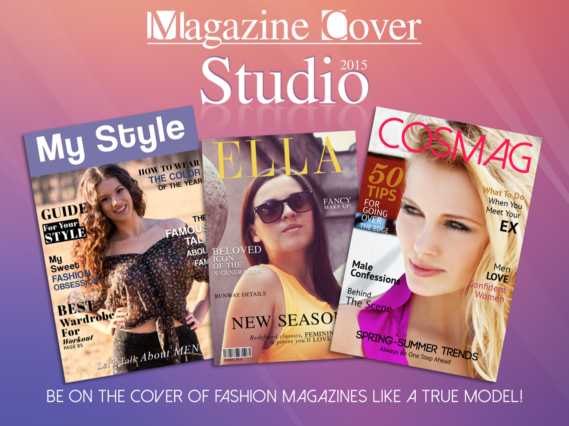 Magazine Cover Studio - Put your Pics in Frames with Text on Magazines ...
