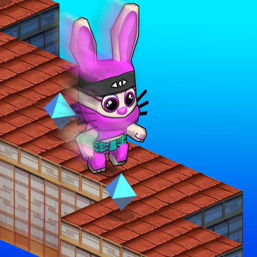 Bunny Rabbit Ninja Jumping Run 3D - Endless animal run for iOS (iPhone ...