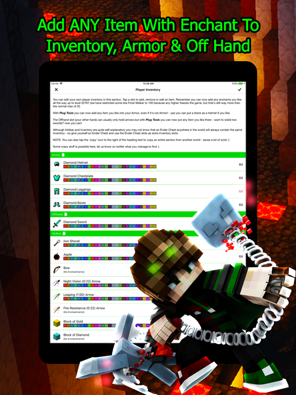 Plug Toolbox for Minecraft for iOS (iPhone/iPad/iPod touch) Latest ...