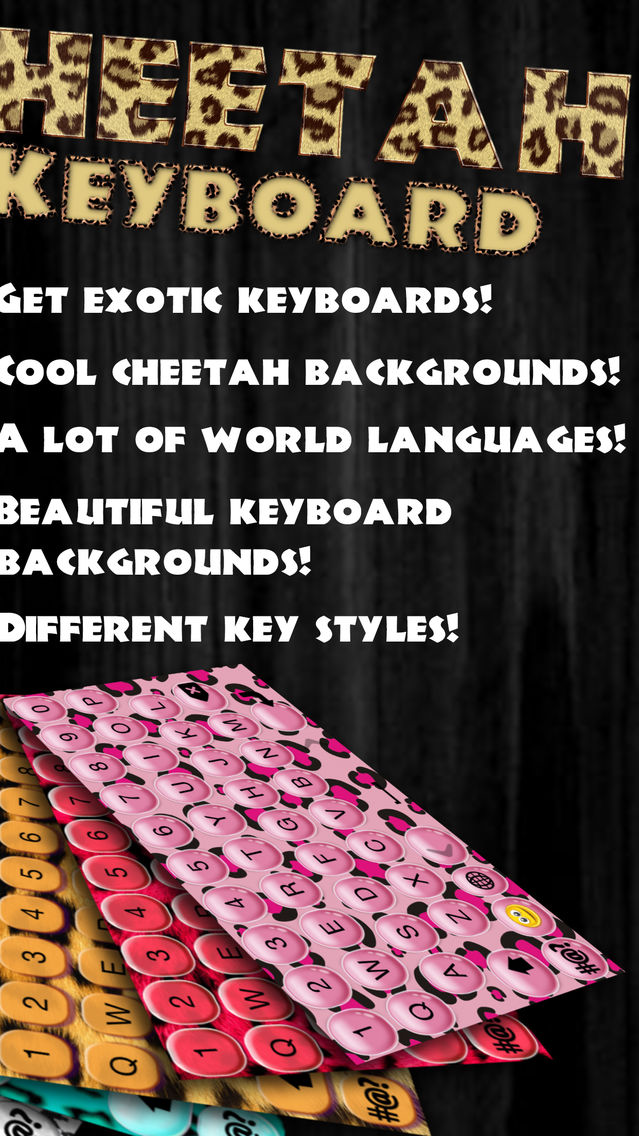Cheetah Keyboard Design.er – Fashion Keyboards with Animal Print Themes ...