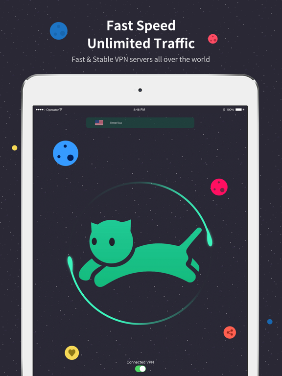 VPN cat: Fast Secure Unlimited for iOS (iPhone/iPad/iPod touch) - Free ...