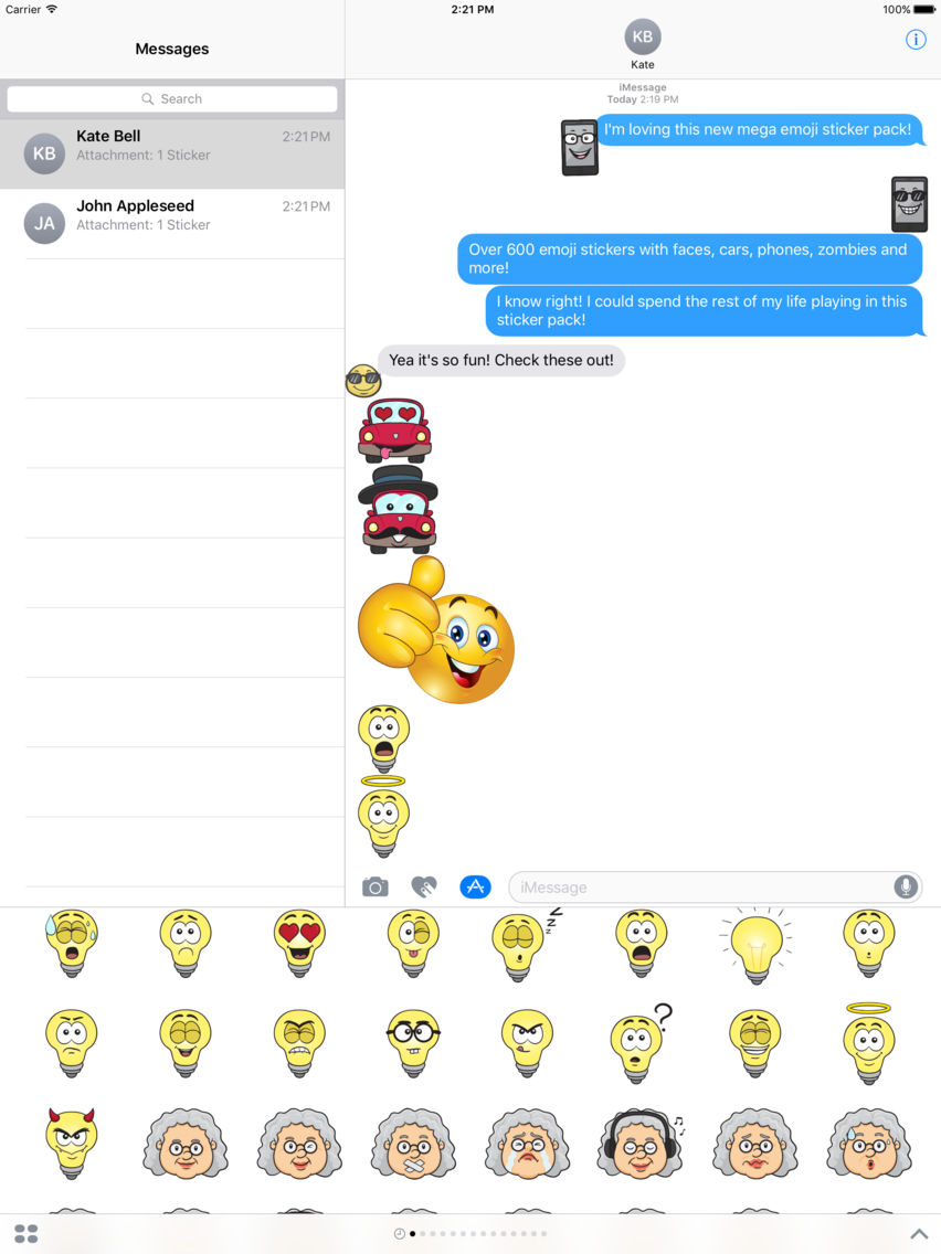 Mega Emoji Pack Stickers - 600+ Stickers for iOS (iPhone/iPad) Latest ...