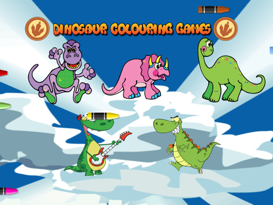 Dinosaur Colouring Games for iOS (iPhone/iPad/iPod touch) - Free ...
