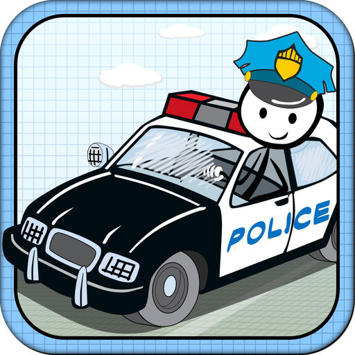 `Stickman Police Car Crime Chase Race: The Doodle Chase Racing Free by ...