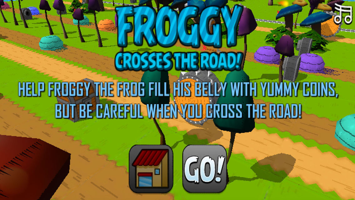 Froggy Crossing The Road Free Game : Jumping In Hazard Jungle Over ...