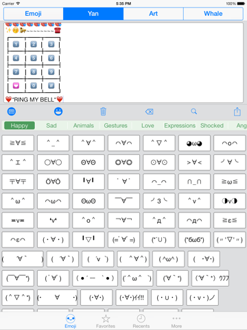 Emoji Keyboard Emoticons Art pour iOS (iPhone/iPad/iPod touch ...