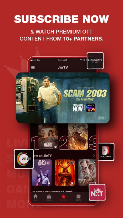JioTV-Live TV & Catch-Up for iOS (iPhone/iPad) - Free Download at AppPure