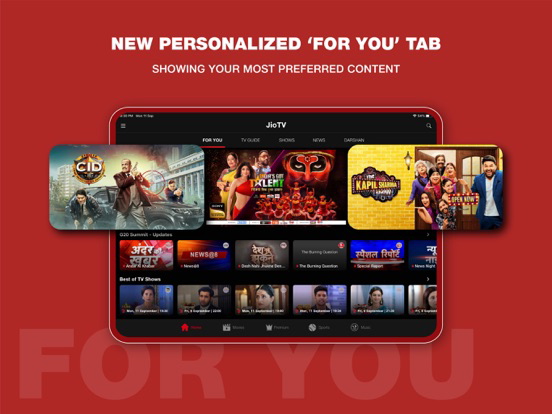 JioTV-Live TV & Catch-Up for iOS (iPhone/iPad/Apple Vision/iPod touch ...