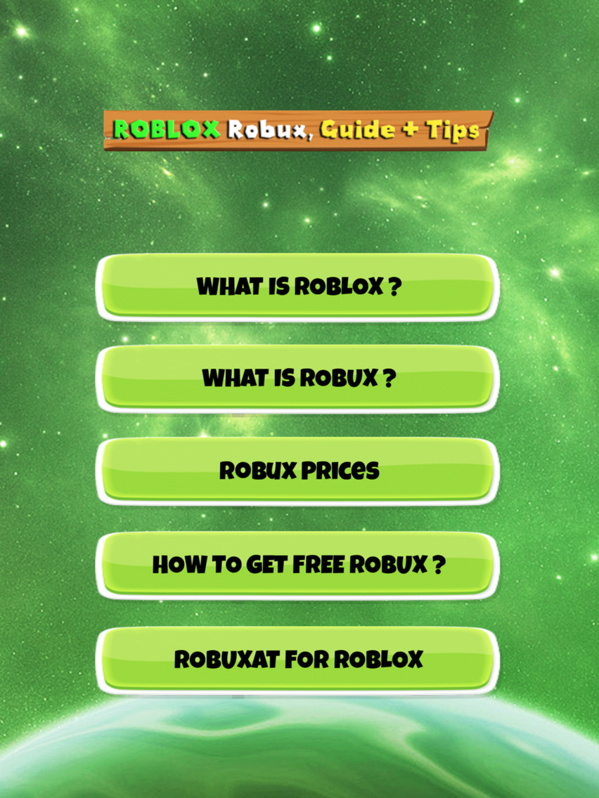 Robux For Roblox para iOS (iPhone/iPad) - Baixar Grátis no AppPure