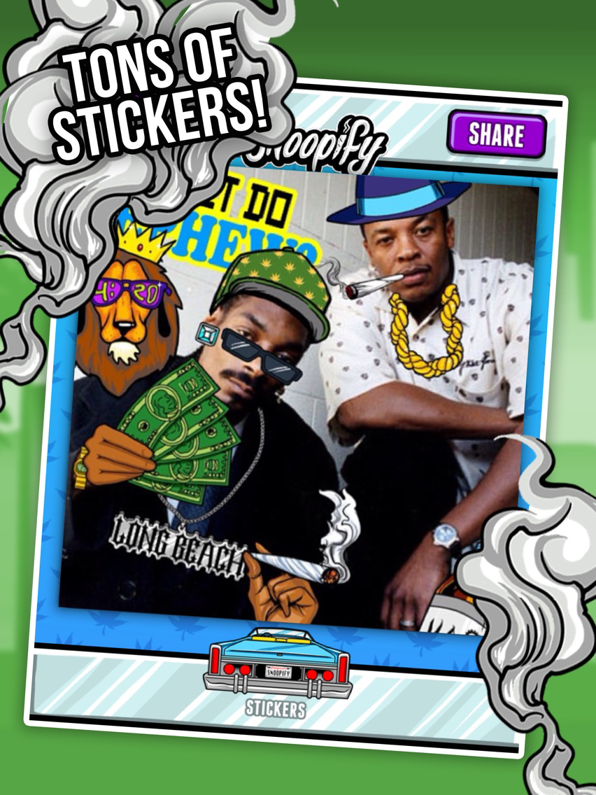 Snoop Dogg's Snoopify Mobile Photo App! for iOS (iPhone/iPad) - Free ...