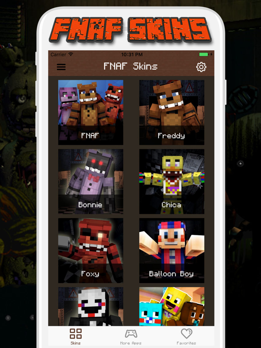FNAF Skins for Minecraft PE - Pocket Edition for iOS (iPhone/iPad ...