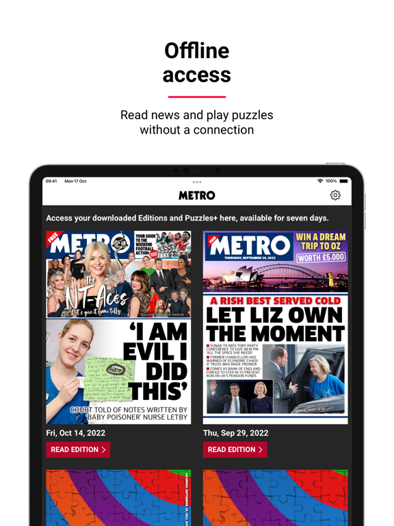 Metro: World and UK news app for iOS (iPhone/iPad) - Free Download at ...