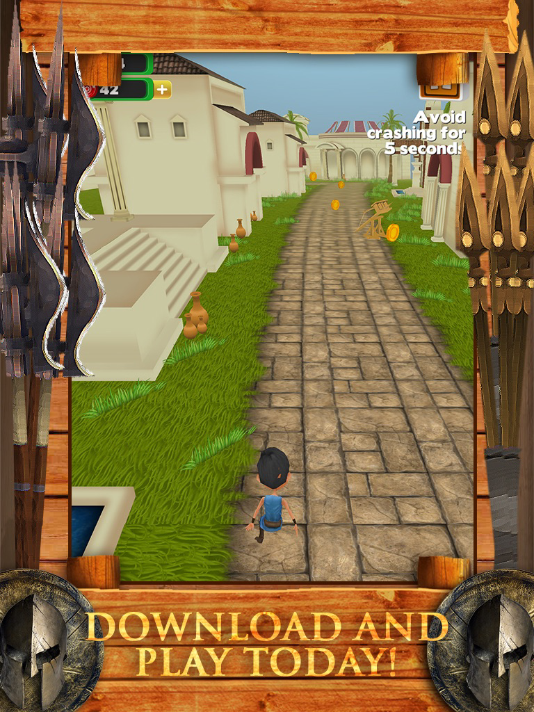 3D Roman Gladiator Run Impossible Infinite Runner Adventure Game FREE ...