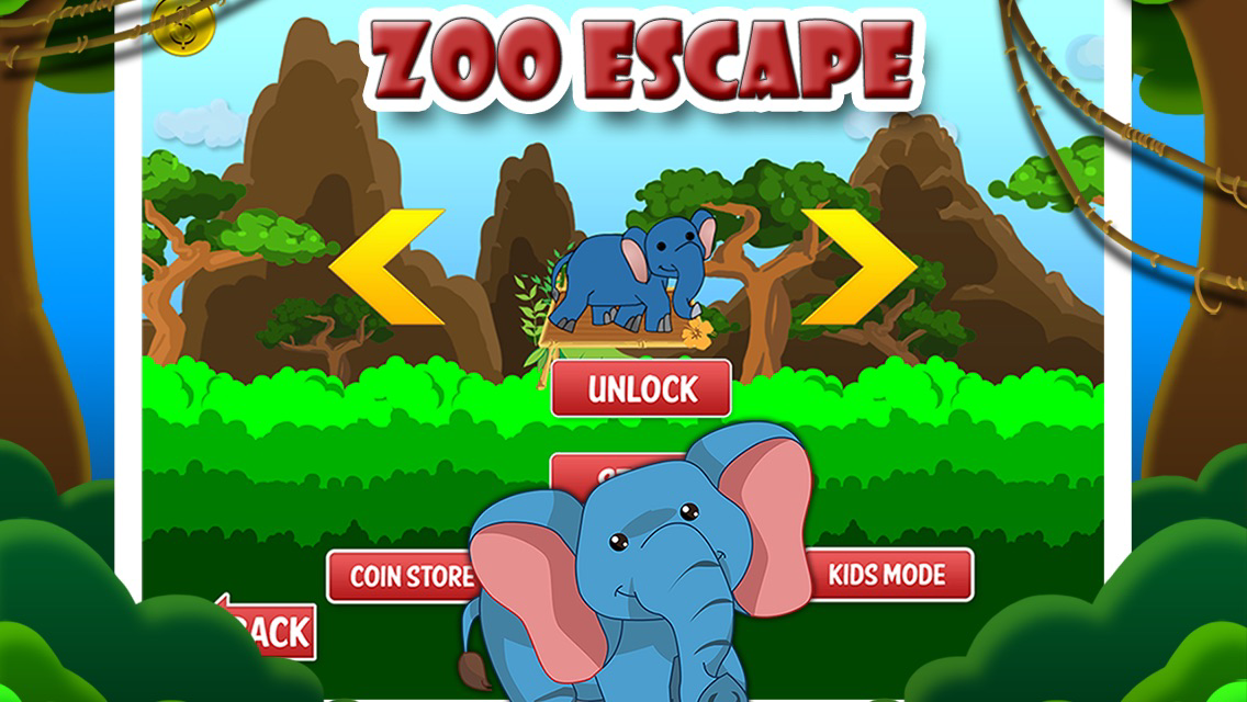little Barney the Elephant zoo escape - Free running game for iOS ...