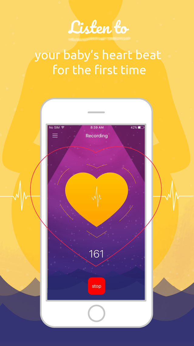 Baby's Heart Beat Monitor: Fetal Heartbeat Doppler für iOS (iPhone ...