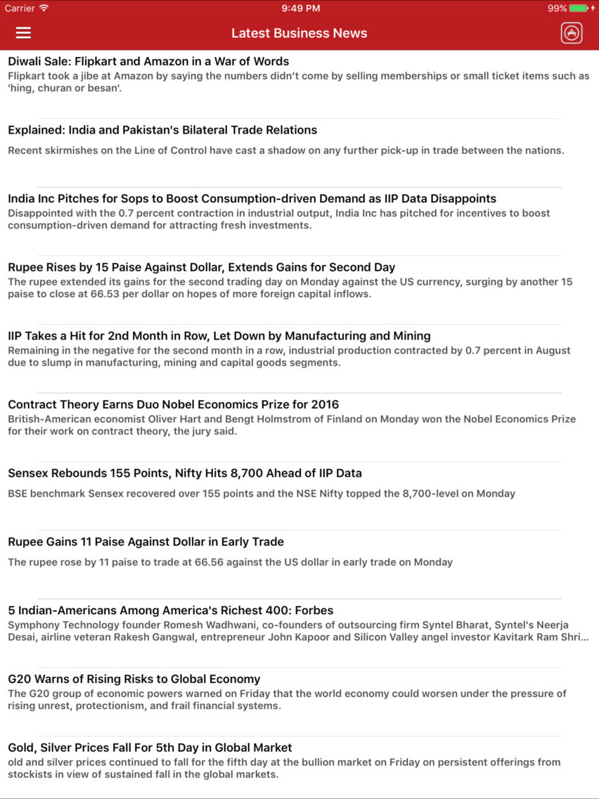 IBN News Live Update for iOS (iPhone/iPad) - Free Download at AppPure