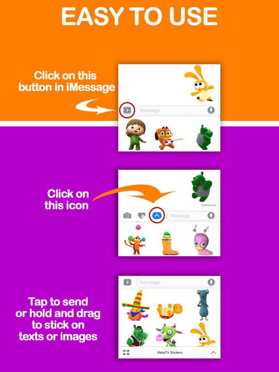BabyTV Stickers for iOS (iPhone/iPad/iPod touch) - Free Download at AppPure