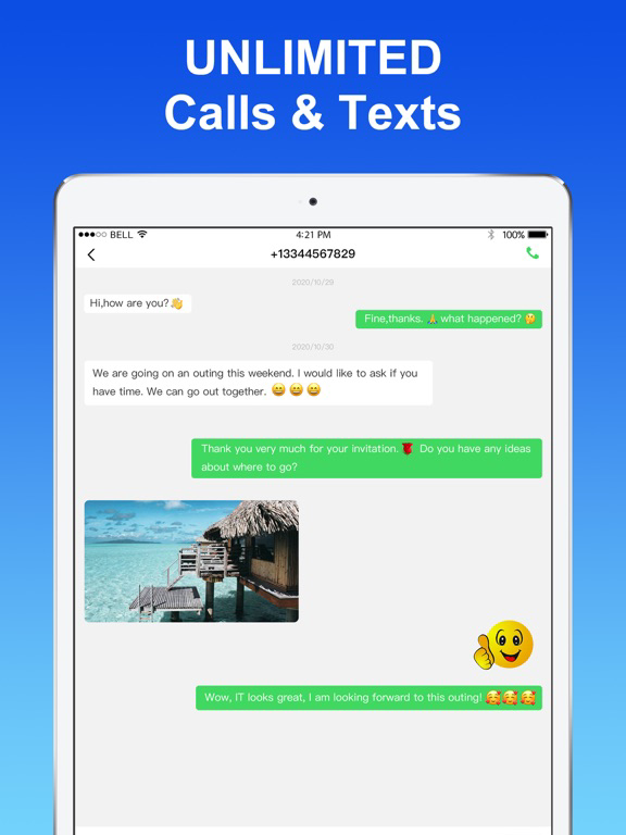 Insta Caller - Calls & Texting for iOS (iPhone/iPad) - Free Download at AppPure