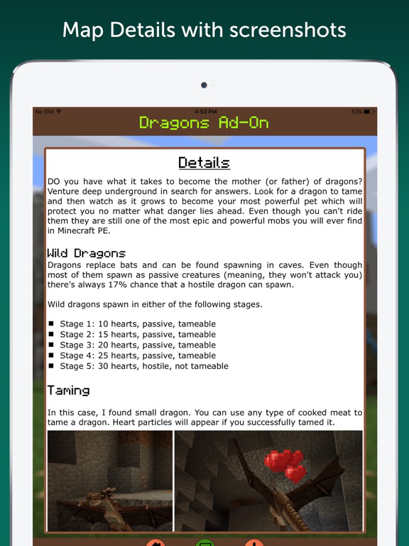 Dragons Add-On for Minecraft PE: MCPE pour iOS (iPhone/iPad/iPod touch ...