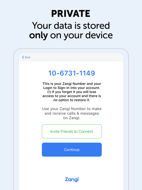 Zangi Private Messenger for iOS (iPhone/iPad) - Free Download at AppPure