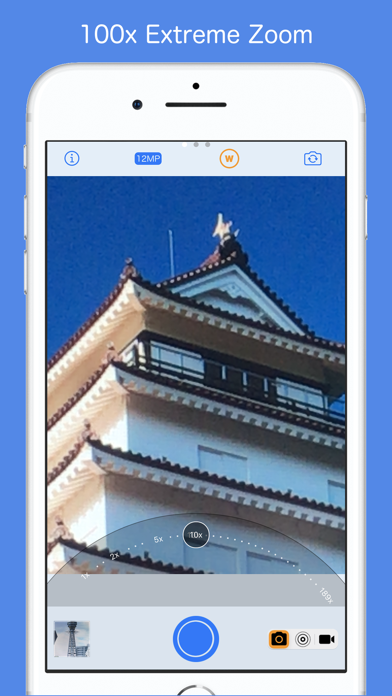 Zoom 100x Camera for iOS (iPhone/iPad) Latest Version at $2.99 on AppPure