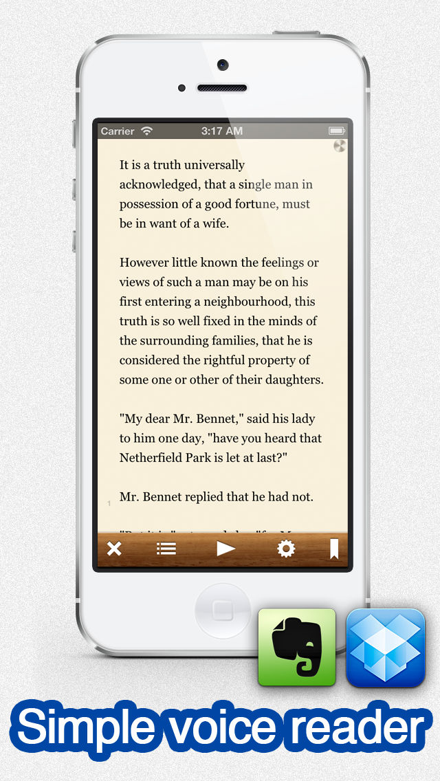 Voicepaper - The Text To Speech Voice Reader For Dropbox and Evernote ...