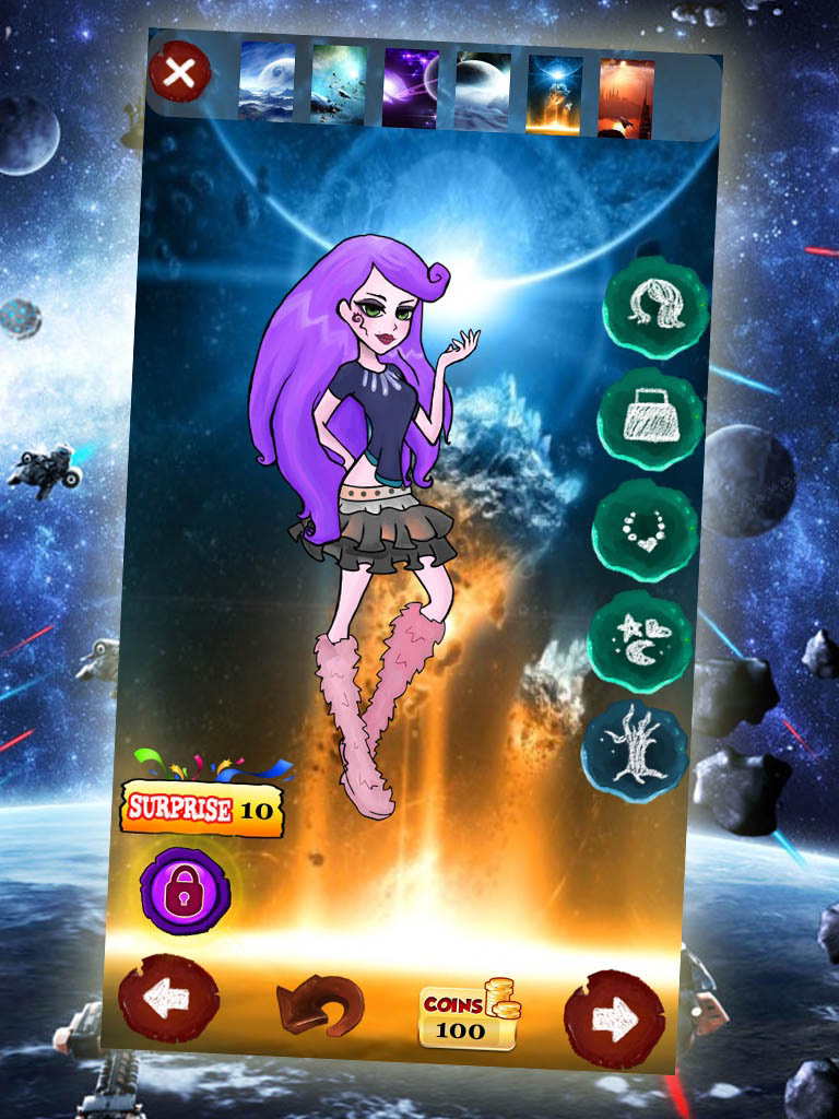 Astronaut Girls - Dress Up Lady College Space of the Galaxy for iOS ...